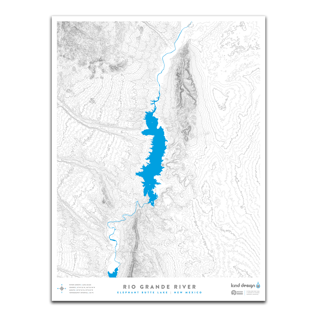RIO GRANDE RIVER / ELEPHANT BUTTE LAKE, NM – Kind Design